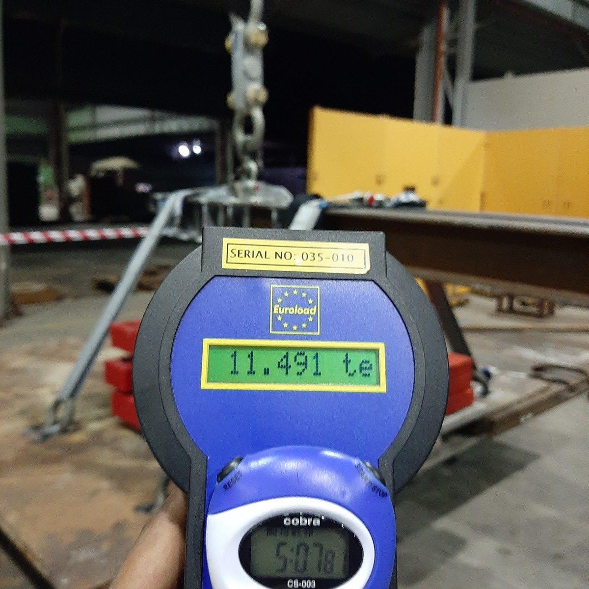 Load Test For (MRL 128 & 130 FPSO & CDW) - lifting and rigging