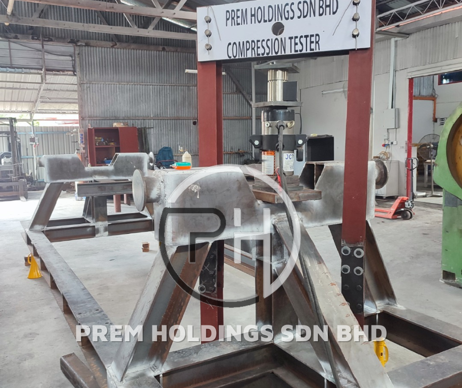 Compression load test services - lifting and rigging - Prem Holdings